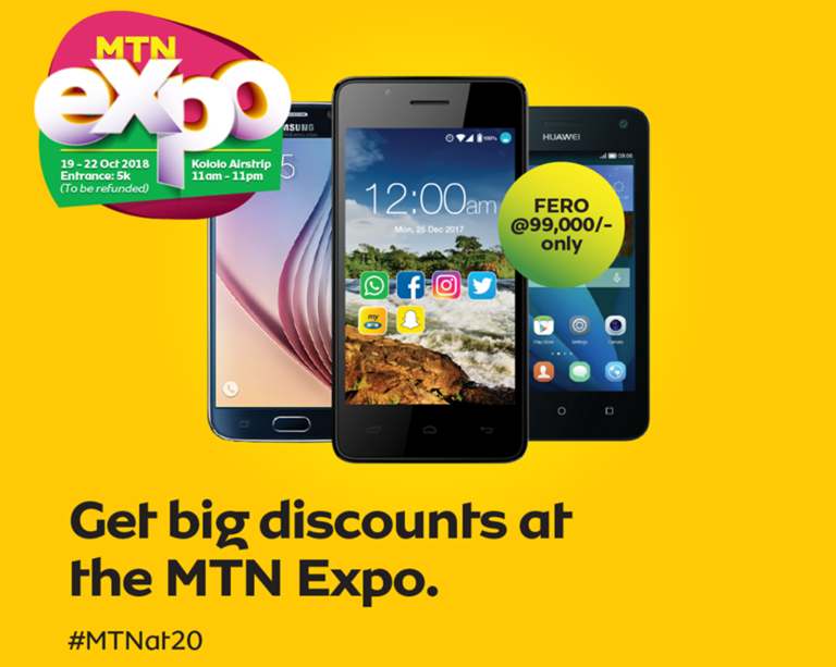 This is the full list of affordable smartphones available at the MTN Expo