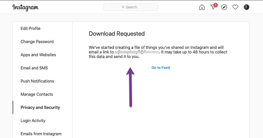 How to Download Your Full Instagram Account data