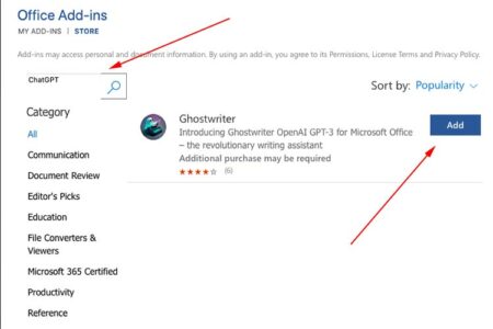 How to use ChatGPT in Microsoft Word